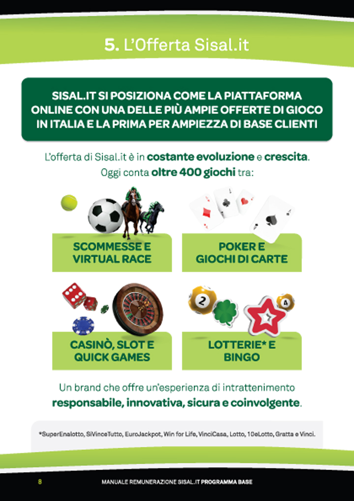 Apri un CONTO GIOCO SISAL gratuito - Daino Bianco